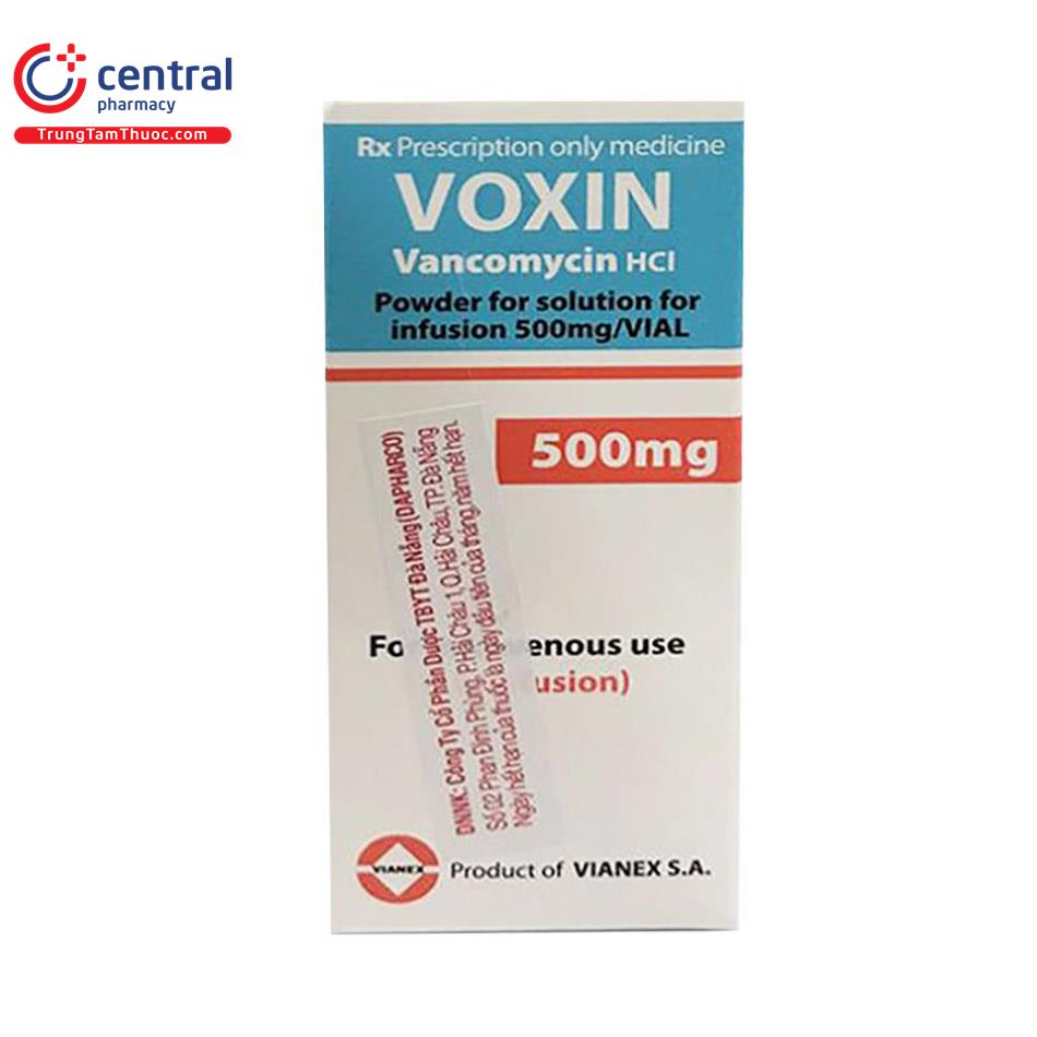 [CHÍNH HÃNG] Thuốc Voxin 500mg trị nhiễm khuẩn các trường hợp nặng