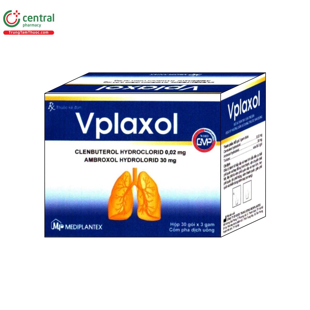 Thuốc Vplaxol 0,02mg/30mg - Điều trị bệnh hô hấp cấp tính và mạn tính