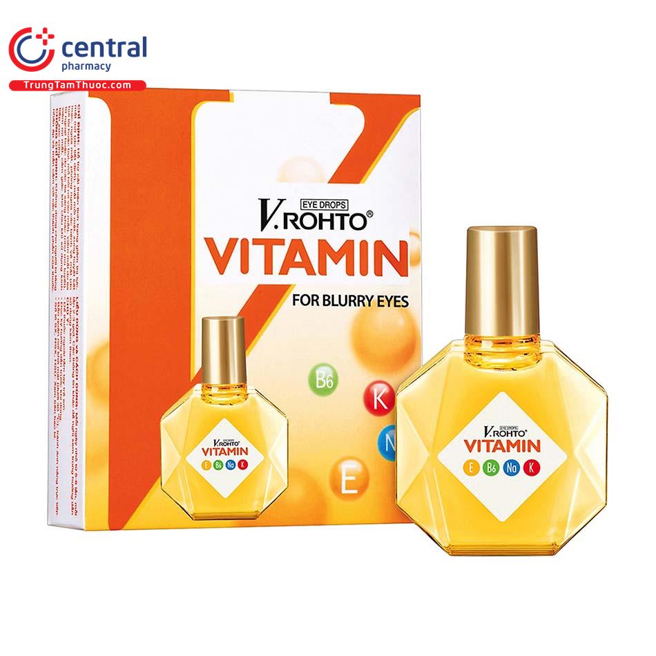 Thuốc nhỏ mắt V.Rohto Vitamin cho mắt tinh anh và khỏe mạnh
