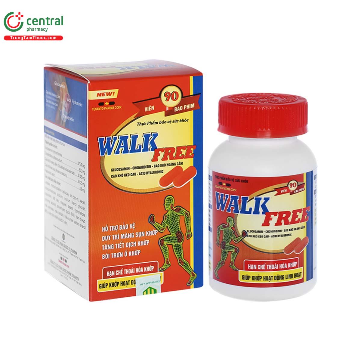 Thuốc Walk Free 90 viên - Bảo vệ sụn khớp, hạn chế thoái hóa khớp