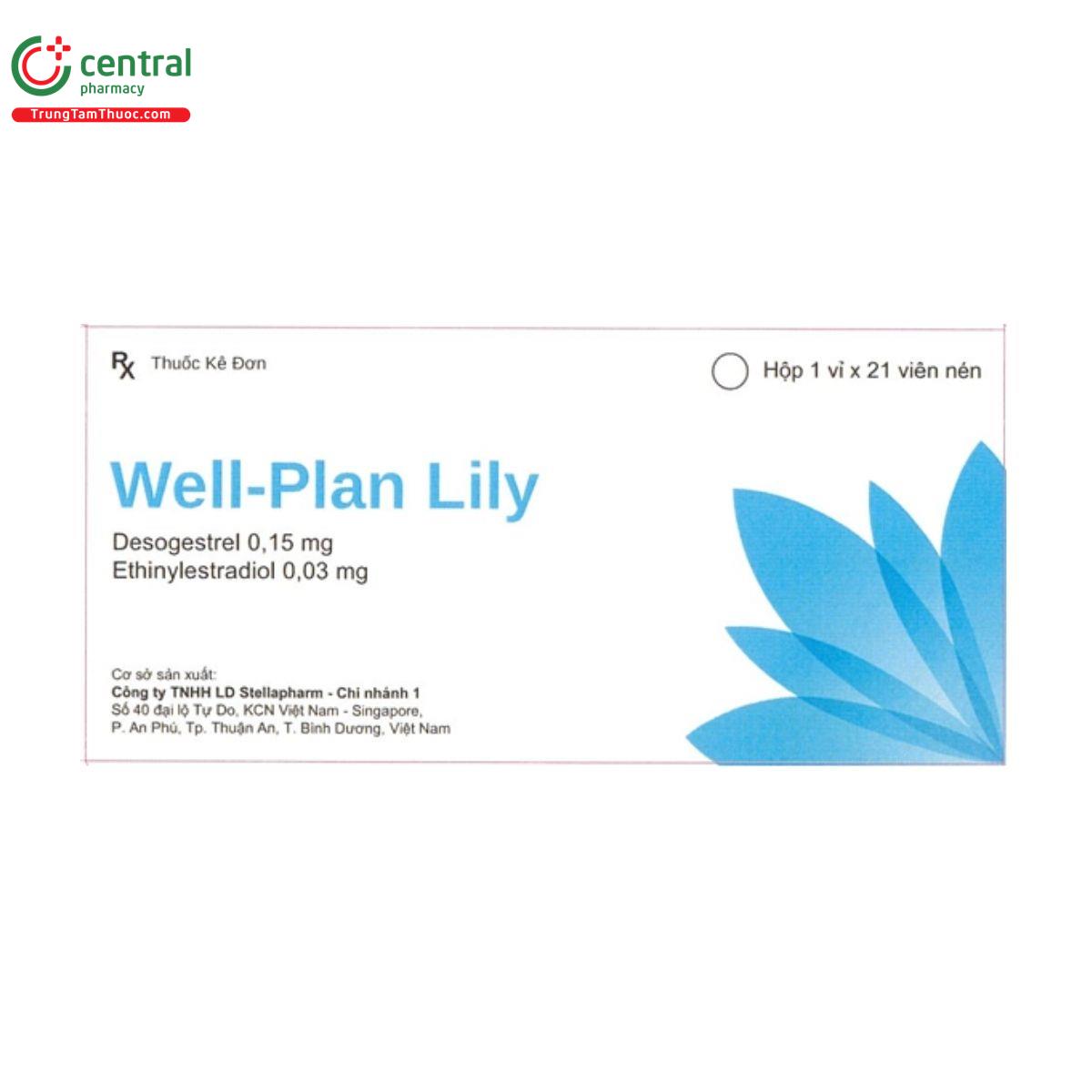 Thuốc Well-Plan Lily – Thuốc tránh thai hàng ngày dành cho phụ nữ