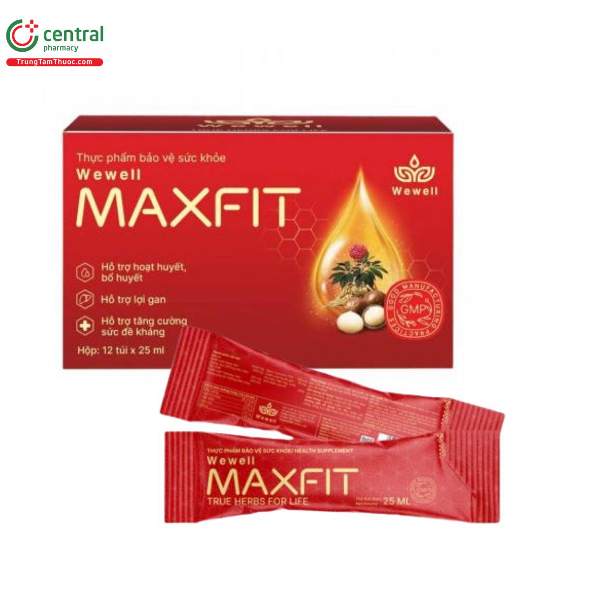 Thuốc Wewell Maxfit giúp hoạt huyết, lợi gan, tăng cường sức đề kháng