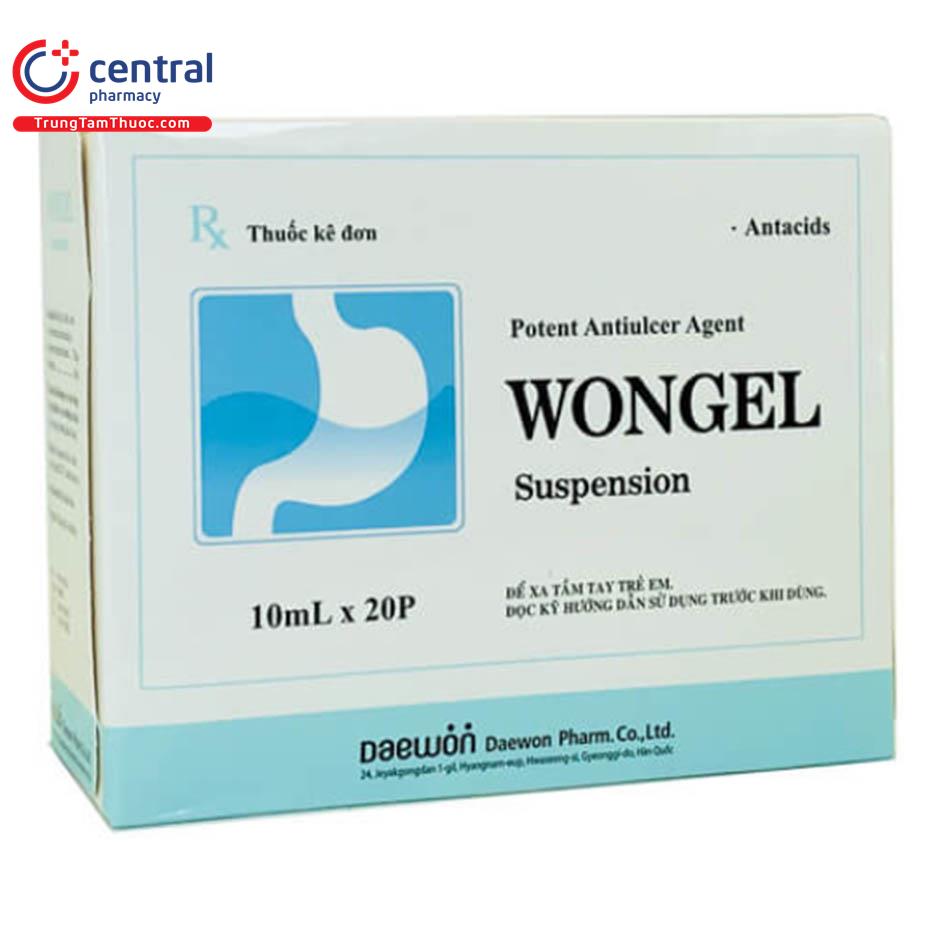 Thuốc Wongel Suspension điều trị viêm loét dạ dày nhanh chóng