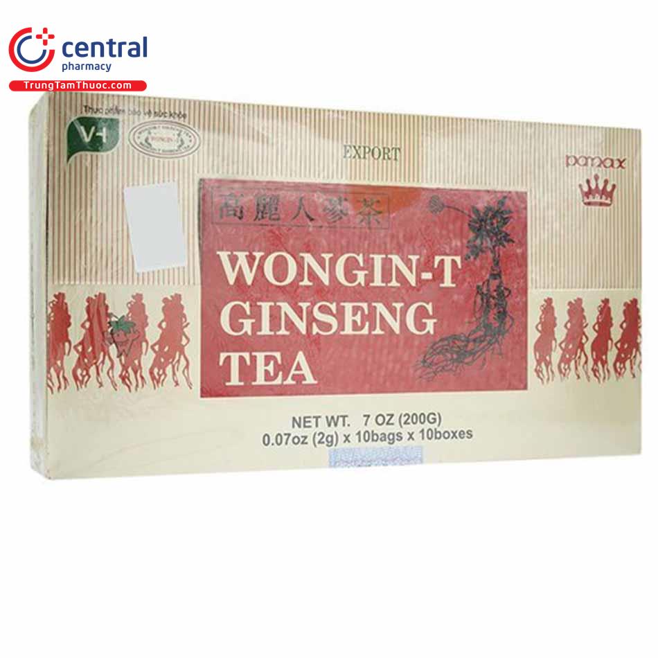 Wongin-T Ginseng Tea - trà nhân sâm của Hàn Quốc: cách dùng, giá bán