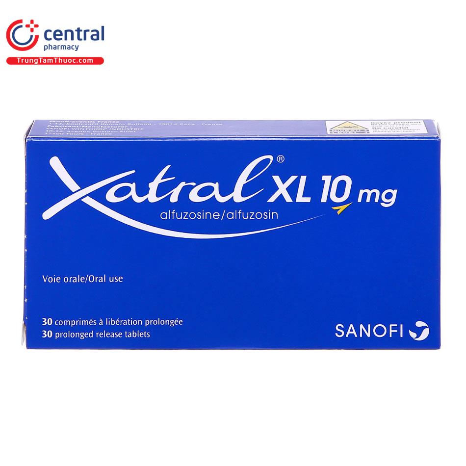 Thuốc Xatral XL 10mg - điều trị tăng sinh lành tính tiền liệt tuyến