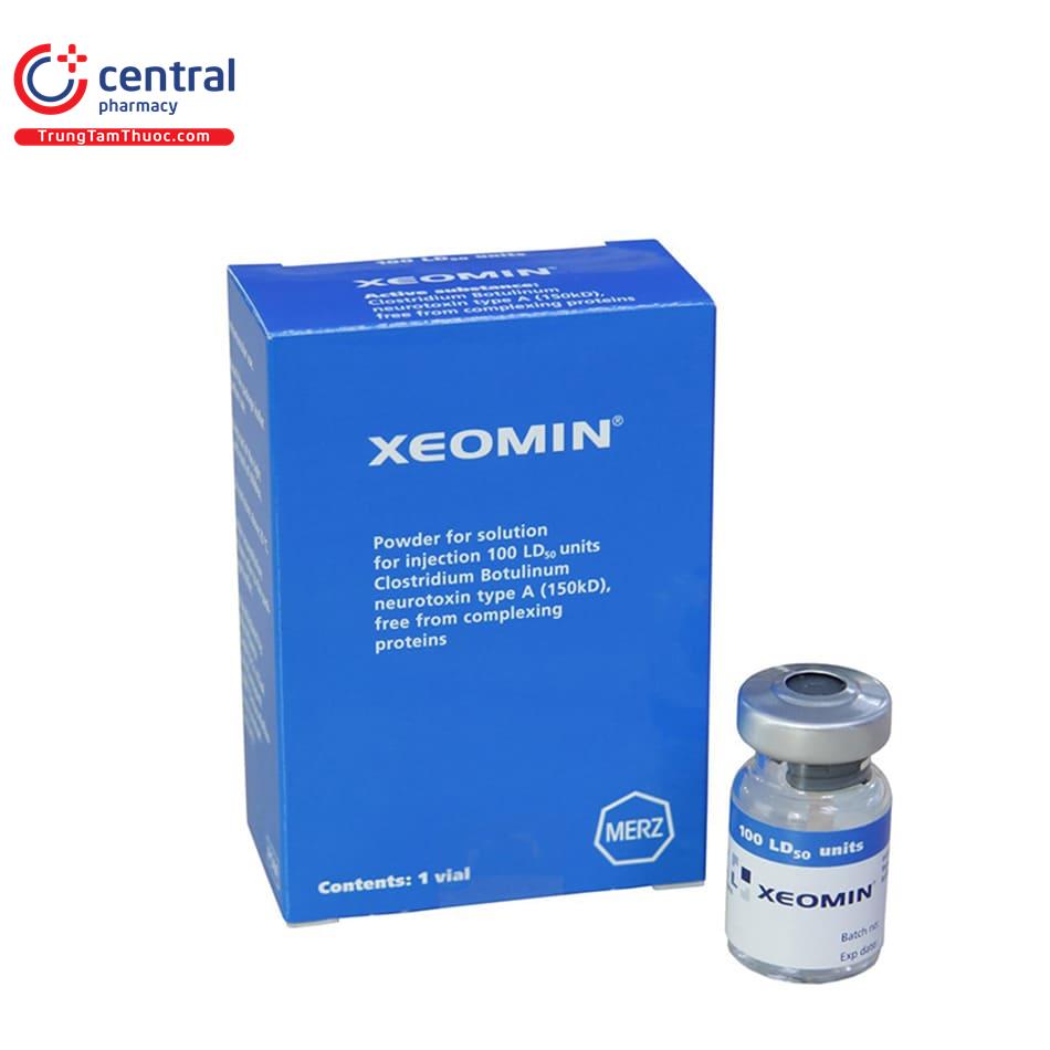 Thuốc Xeomin 100 units điều trị trong rối loạn trương lực cơ