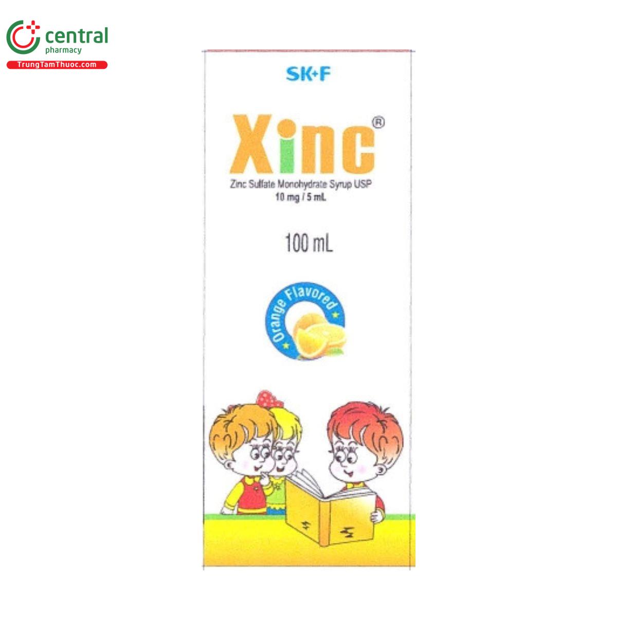 Thuốc Xinc Syrup 10mg/5ml - Bổ sung kẽm cho trẻ nhỏ và người lớn