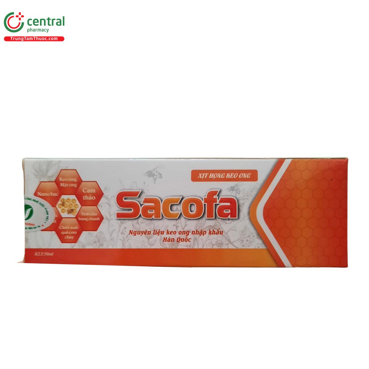 Xịt họng keo ong Sacofa làm dịu cổ họng, giảm ho, giảm ngứa rát họng