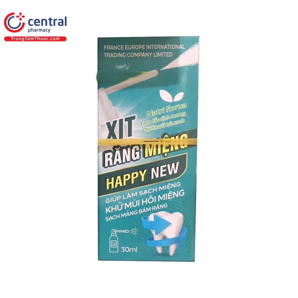 [CHÍNH HÃNG] Xịt răng miệng Happy New bảo vệ răng miệng