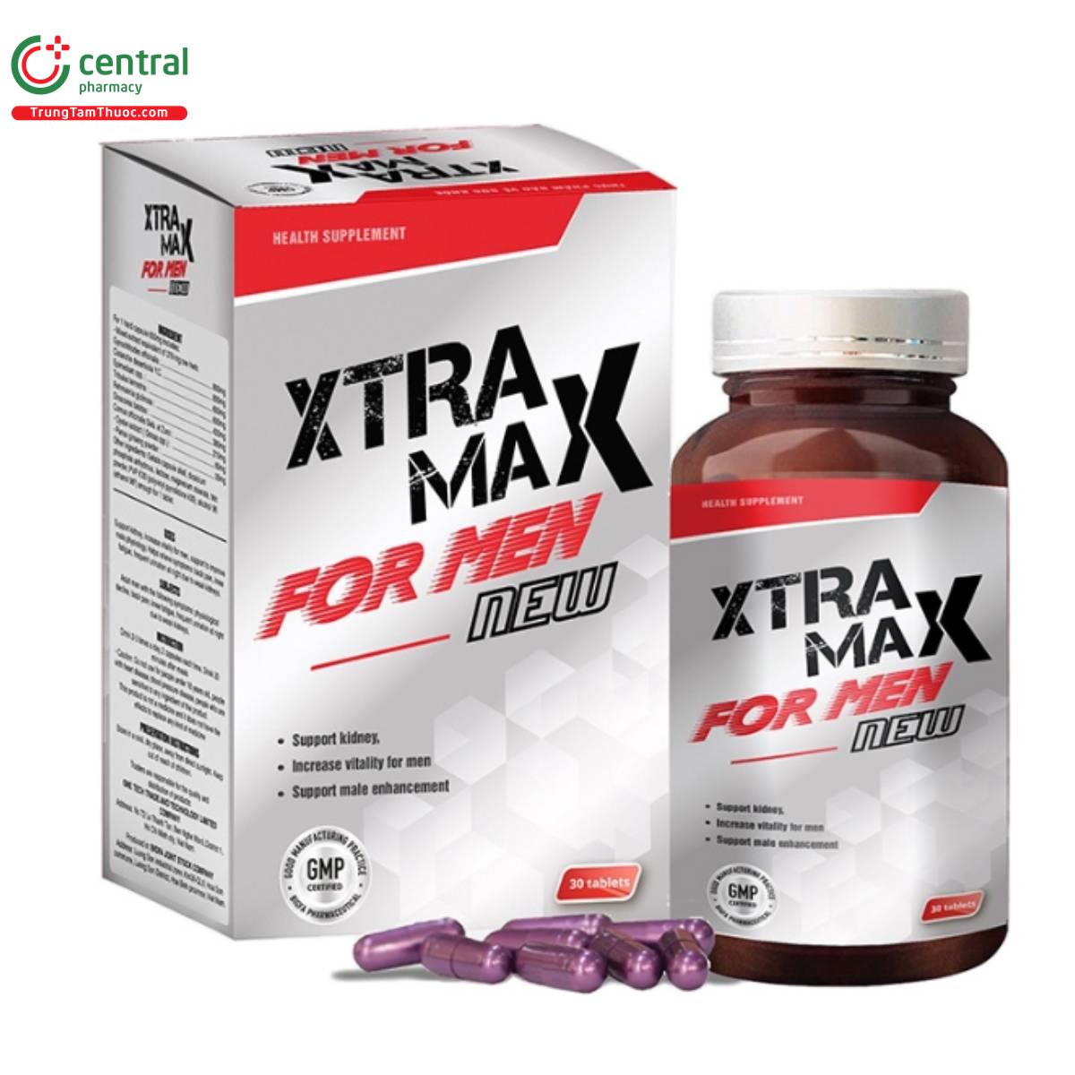 Thuốc Xtramax For Men New hỗ trợ điều trị tình trạng yếu sinh lý