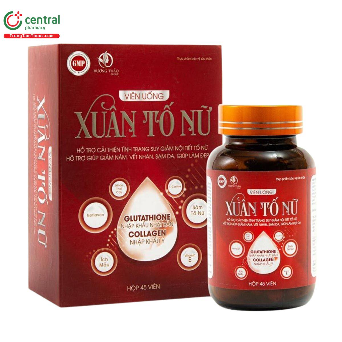 Xuân Tố Nữ Hương Thảo Group - cân bằng nội tiết, dưỡng da sáng khỏe