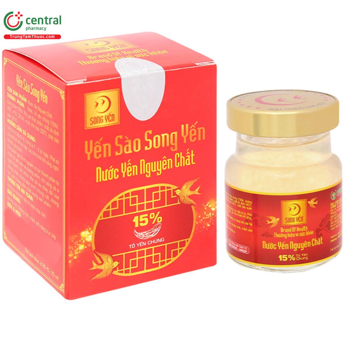 Yến Sào Song Yến Nước Yến Nguyên Chất (1 hũ) - Giúp bồi bổ cơ thể