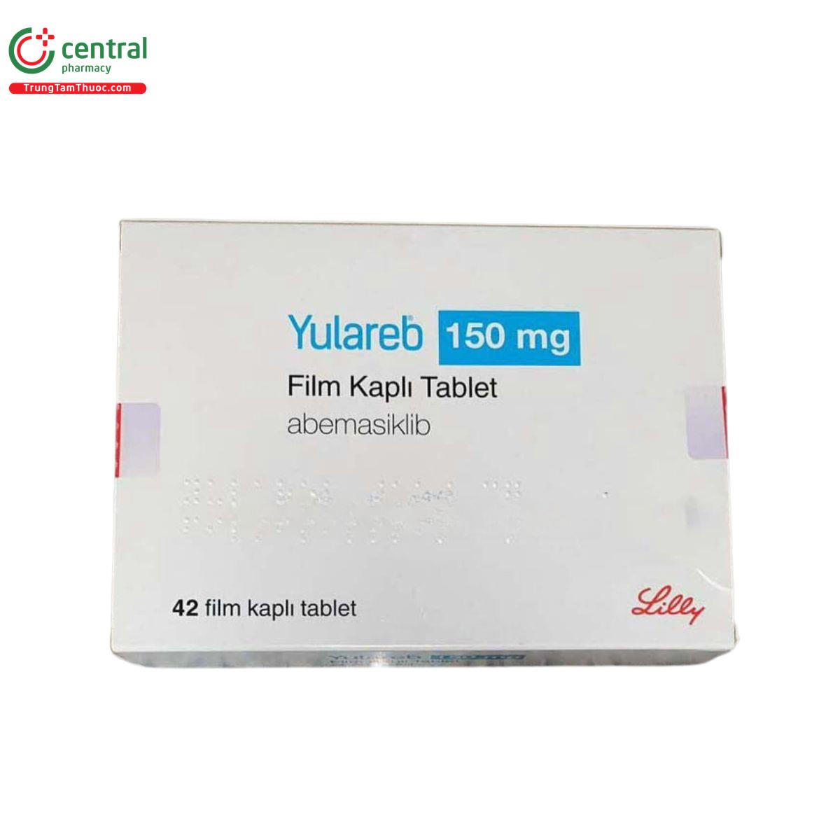 Thuốc Yulareb 150mg điều trị ung thư vú tiến triển, di căn