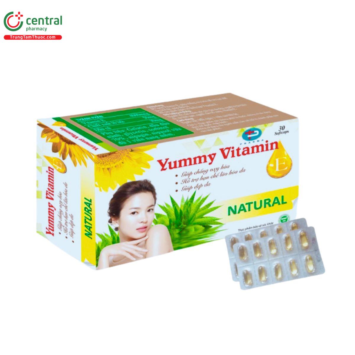 Thuốc Yummy Vitamin E - Giúp hỗ trợ chống oxy hóa, làm đẹp da