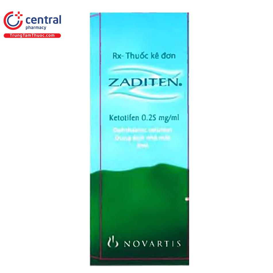 [CHÍNH HÃNG] Thuốc Zaditen 0.25mg/ml Novartis điều trị hen phế quản