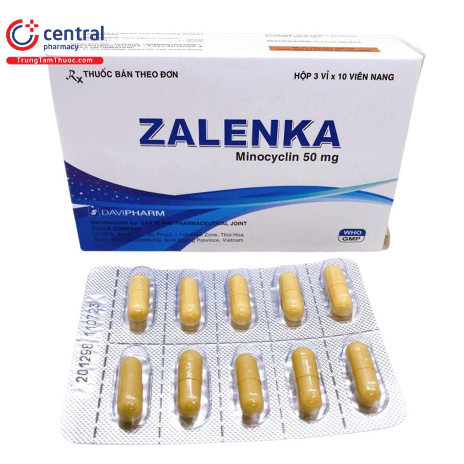 [CHÍNH HÃNG] Thuốc Zalenka 50mg điều trị nhiễm trùng hiệu quả