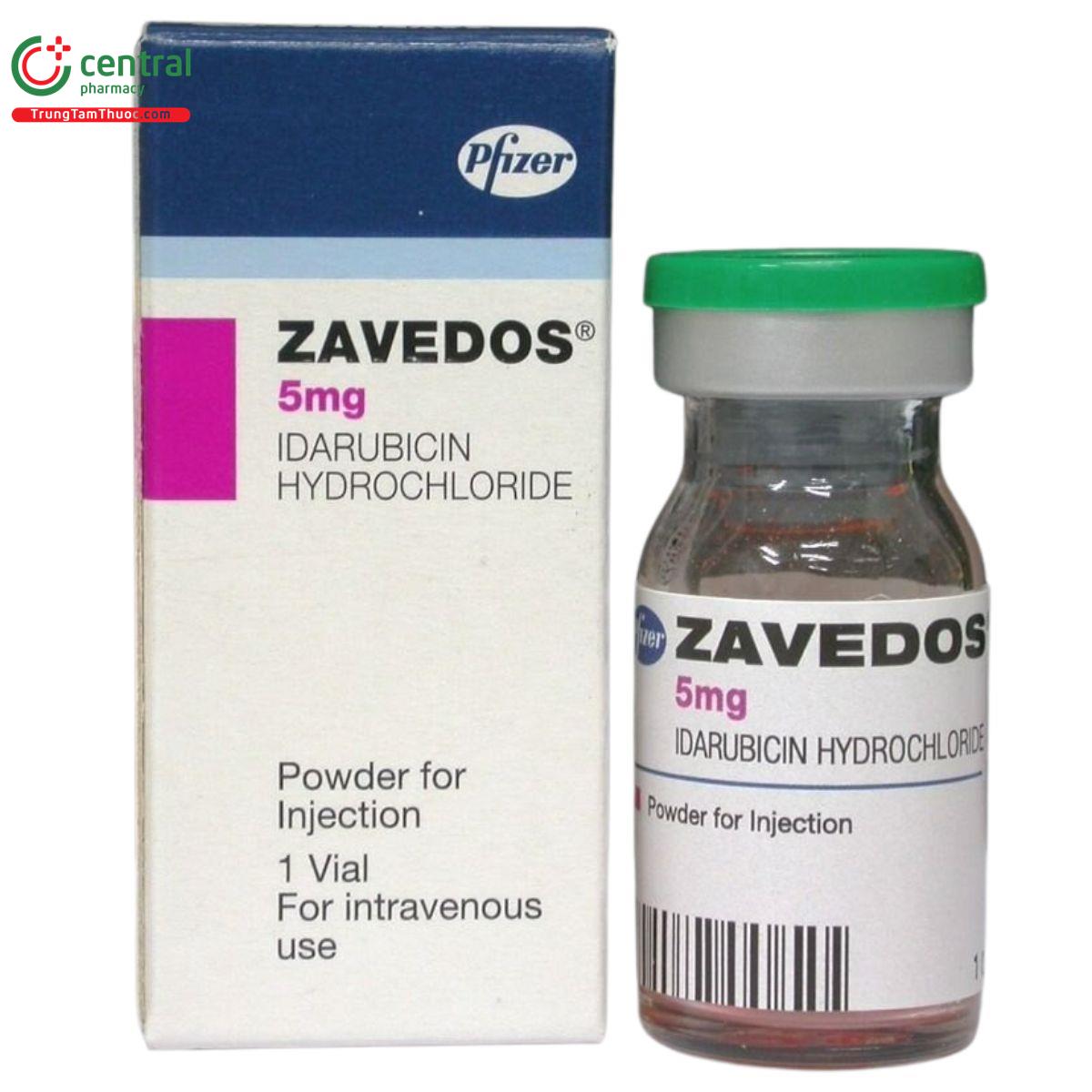 Thuốc Zavedos 5mg điều trị bệnh bạch cầu cấp tính, lymphoblastic