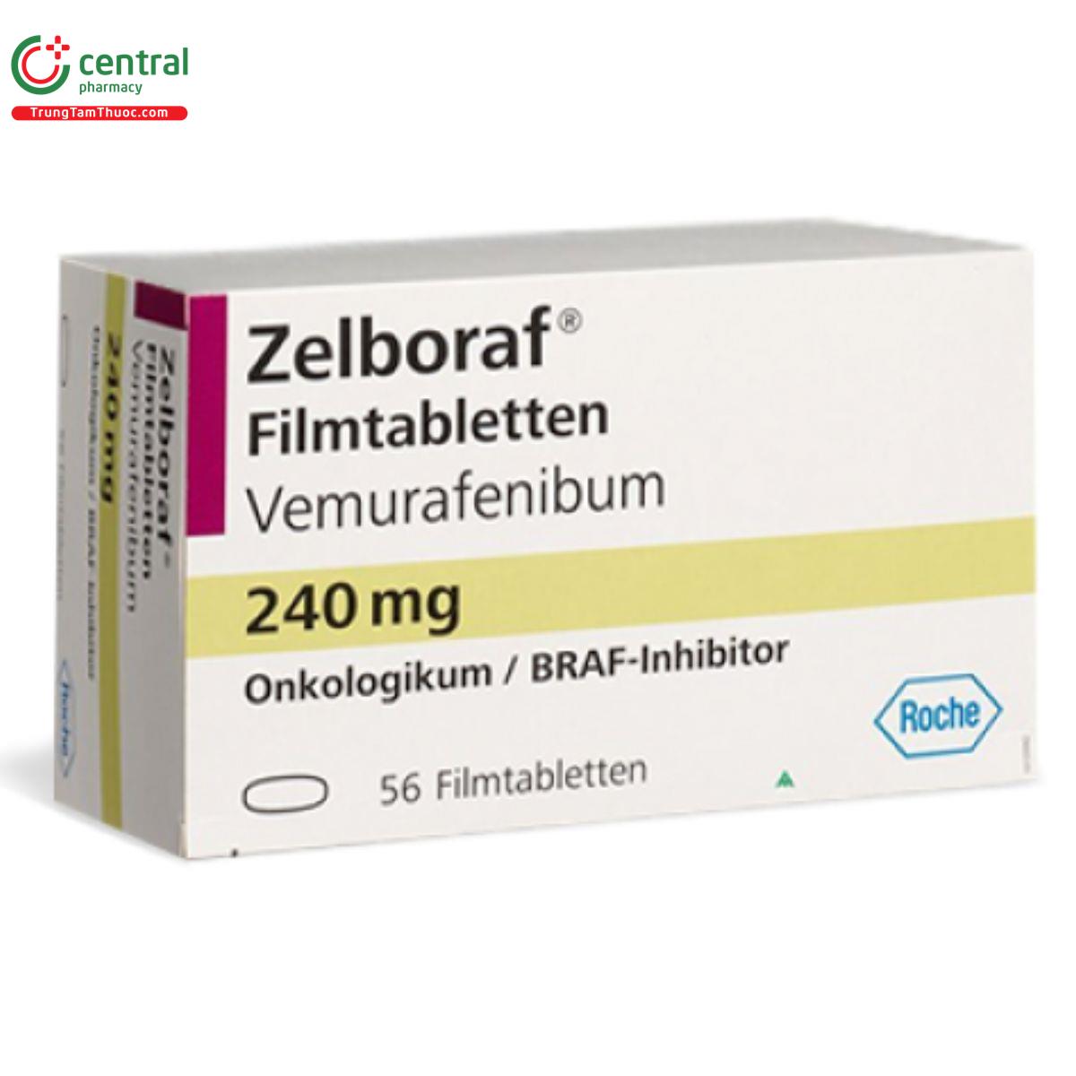 Thuốc Zelboraf 240mg điều trị u hắc tố không thể cắt hay có di căn
