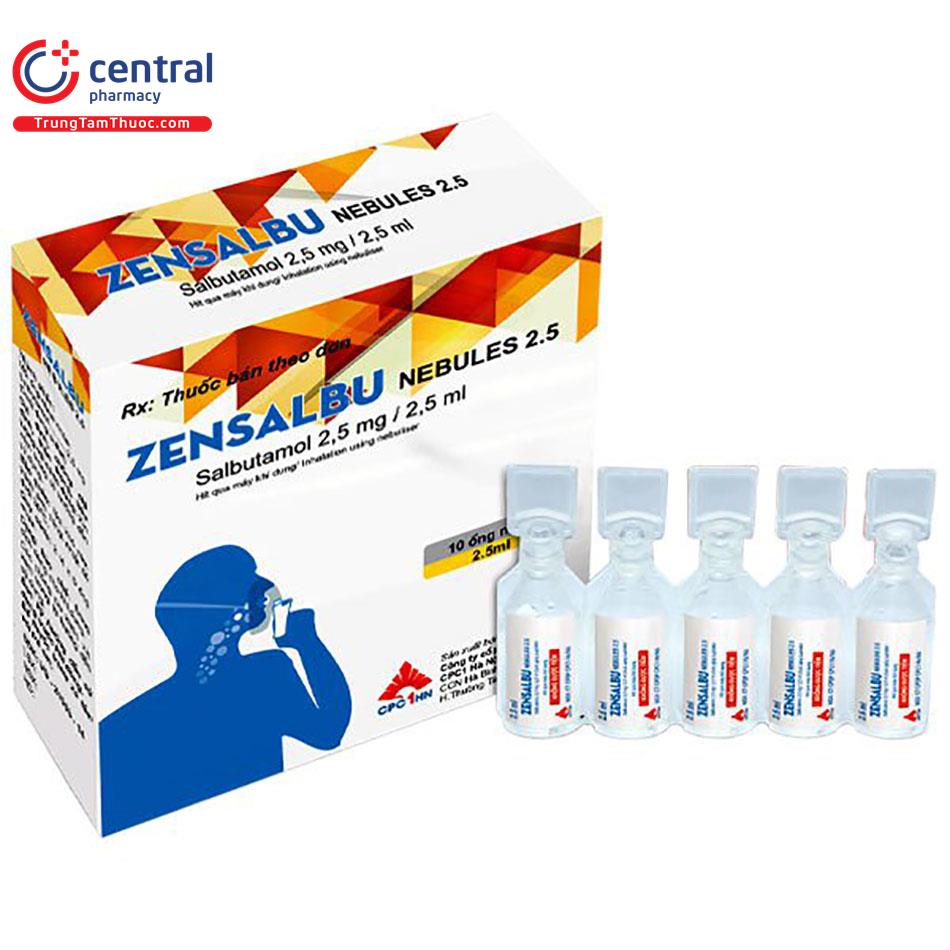 [CHÍNH HÃNG] Thuốc Zensalbu nebules 2.5 kiểm soát cơn hen nặng cấp