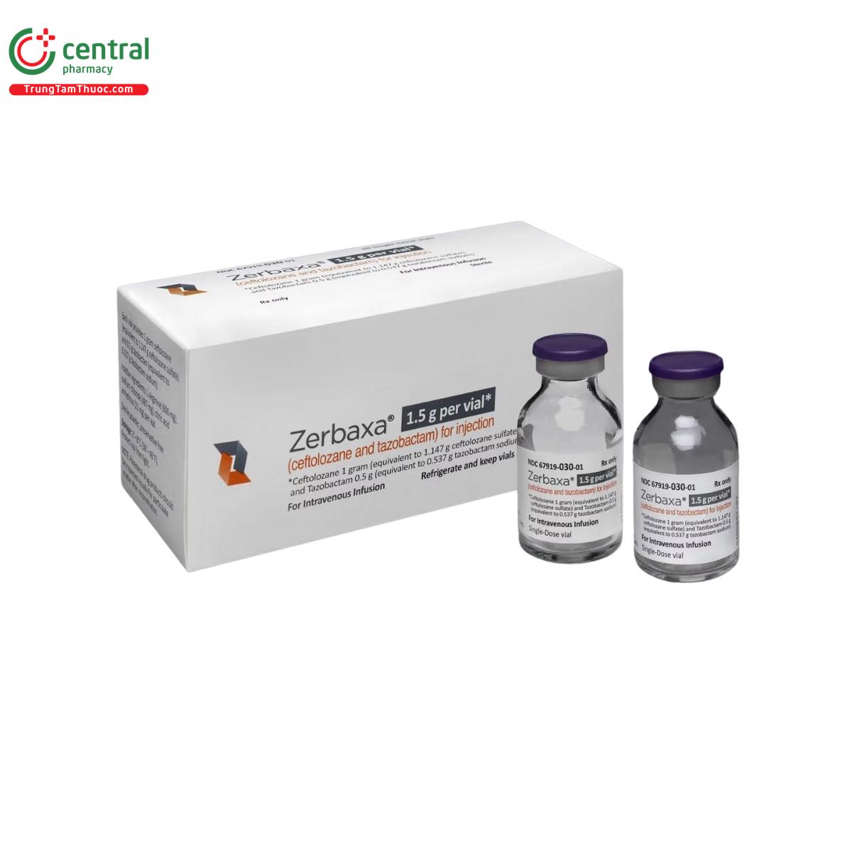 Thuốc Zerbaxa - Điều trị nhiễm trùng ổ bụng, tiết niệu phức tạp