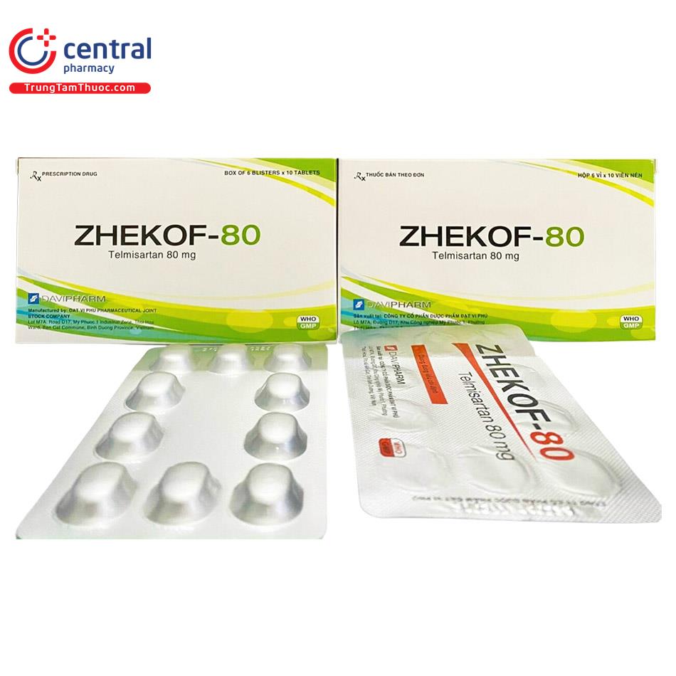 [CHÍNH HÃNG] Thuốc Zhekof-80 hiệu quả trong điều trị tăng huyết áp