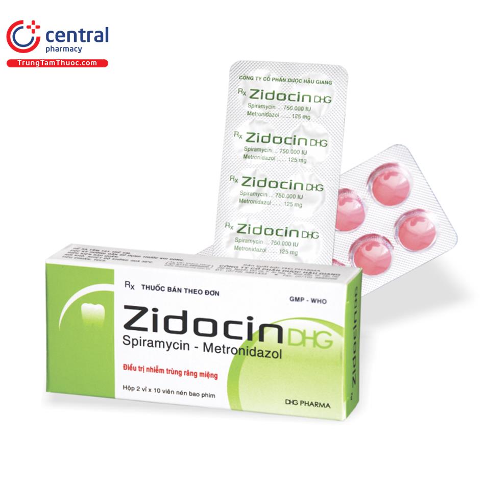 [CHÍNH HÃNG] Thuốc ZidocinDHG - Điều trị nhiễm trùng răng miệng