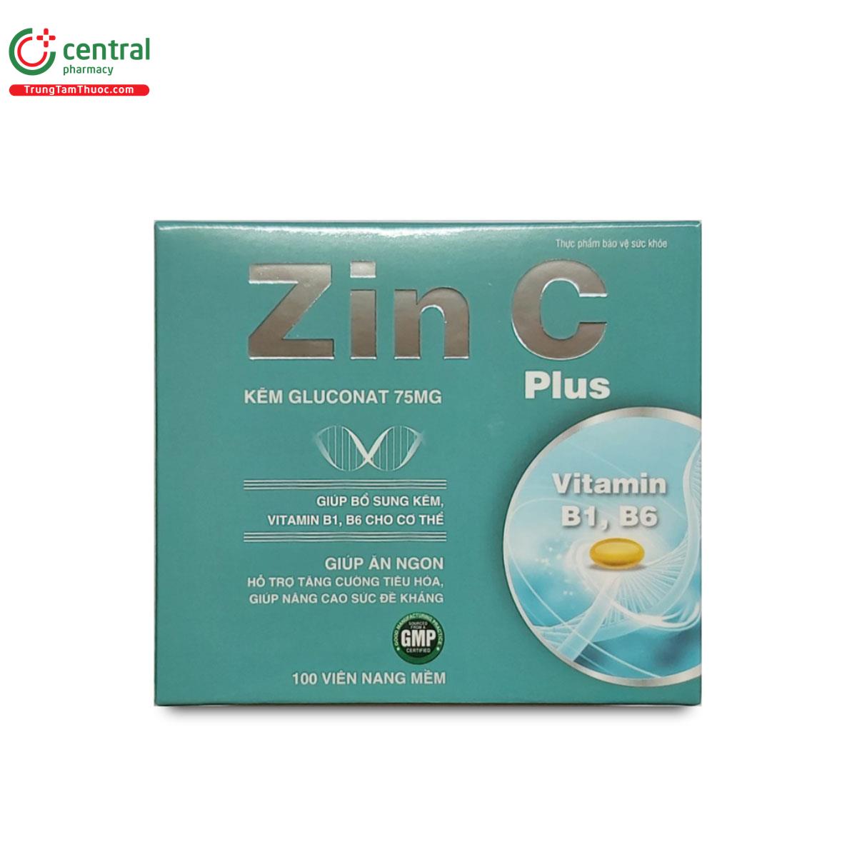 Thuốc Zin C Plus - Giúp ăn ngon, tăng cường sức đề kháng