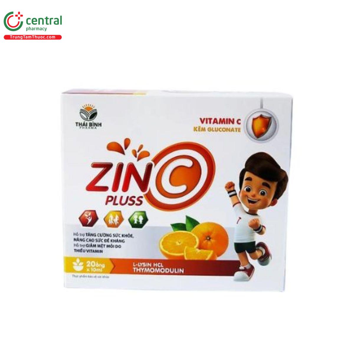 ZIN C PLUSS bổ sung vitamin, giúp tăng cường đề kháng
