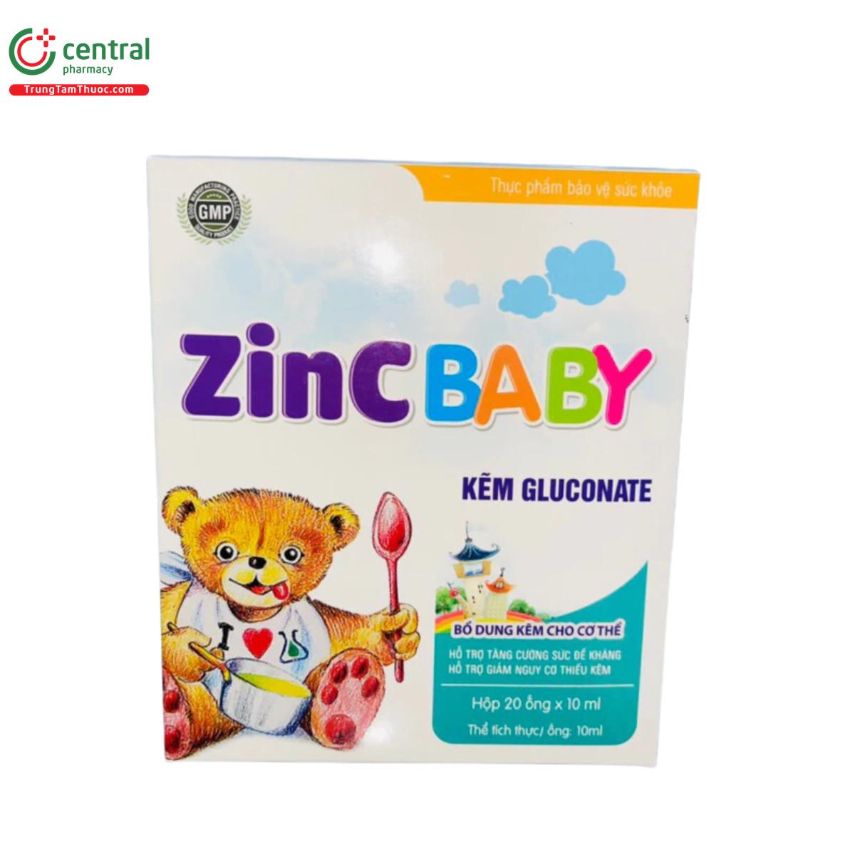 Thuốc Zinc Baby 10ml Olympia tăng cường sức đề kháng cho bé