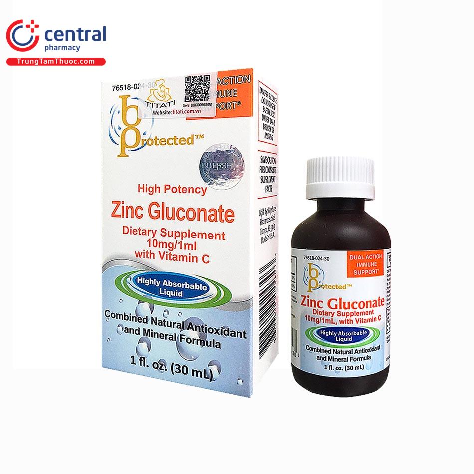 [CHÍNH HÃNG] Thuốc ZinC Gluconate Bayshore cho bé khoẻ mạnh hơn