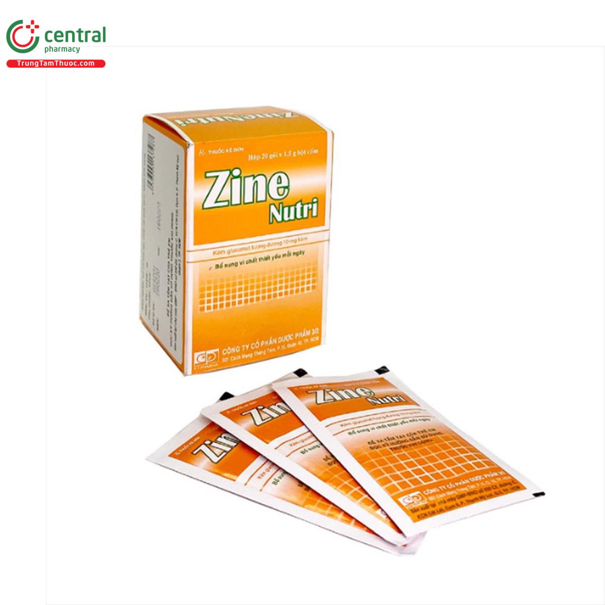 Thuốc Zine Nutri - Bổ sung lượng kẽm cần thiết cho cơ thể