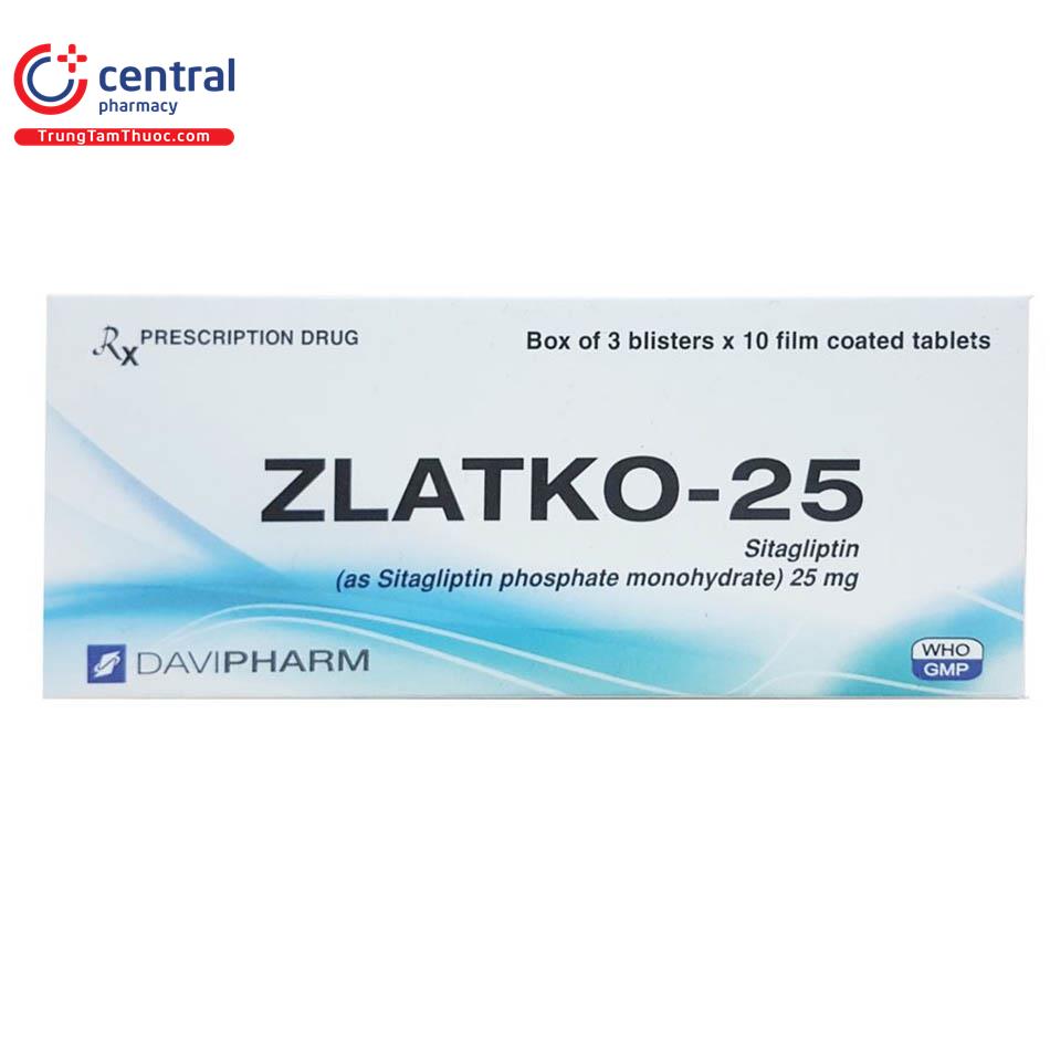 Thuốc Zlatko-25: Thuốc điều trị tiểu đường type 2 hiệu quả