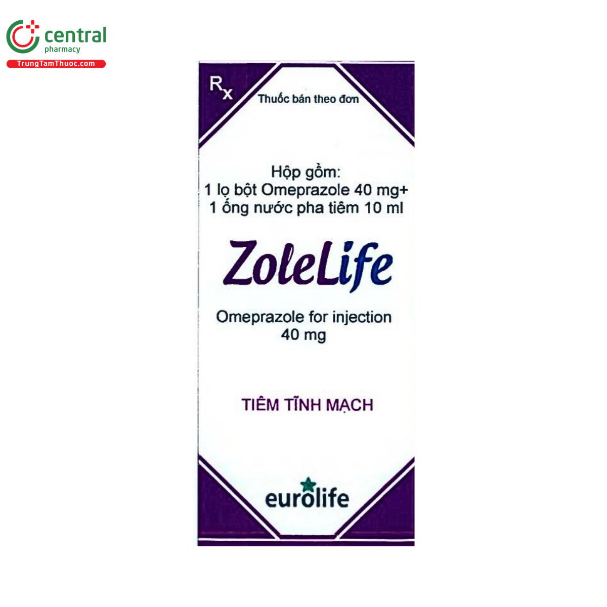 Thuốc Zolelife - Điều trị trào ngược dạ dày thực quản, loét dạ dày