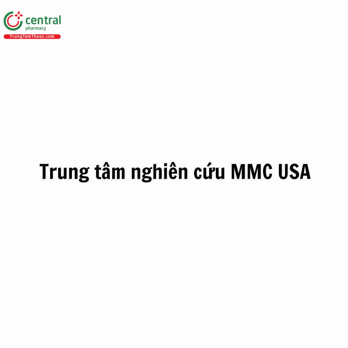 Trung tâm nghiên cứu MMC USA, 1 sản phẩm