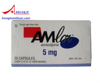 Thuốc Amlor 5mg Pháp là thuốc gì? giá bao nhiêu tiền? công dụng gì?