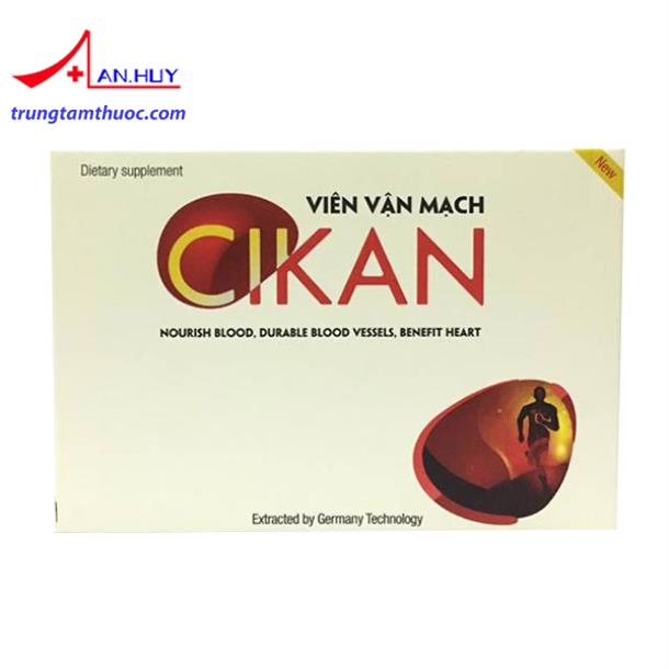 Thuốc Viên vận mạch Cikan là thuốc gì? giá bao nhiêu tiền?