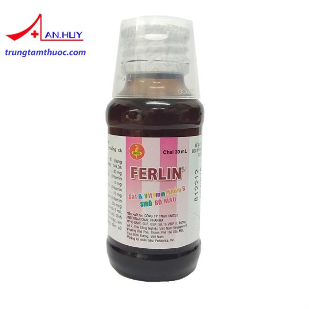 Thuốc Ferlin Syr.30ml là thuốc gì? giá bao nhiêu tiền? công dụng gì?