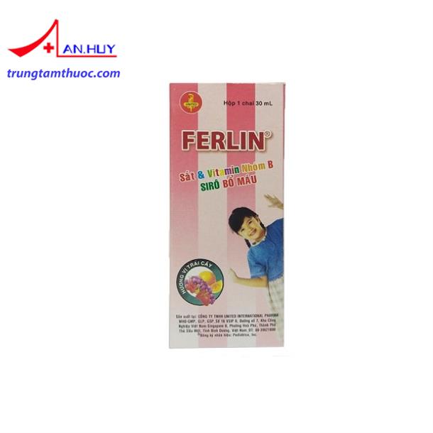 Thuốc Ferlin Syr.30ml là thuốc gì? giá bao nhiêu tiền? công dụng gì?
