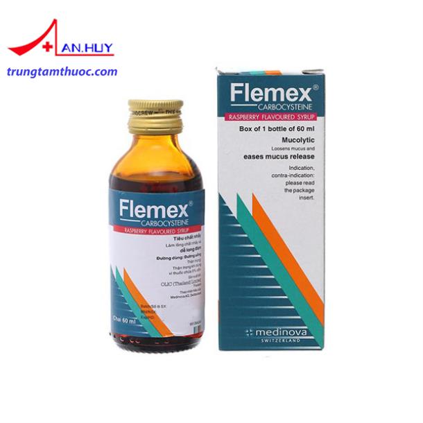 Thuốc Flemex Sirup 60ml là thuốc gì, giá bao nhiêu? có tác dụng gì?