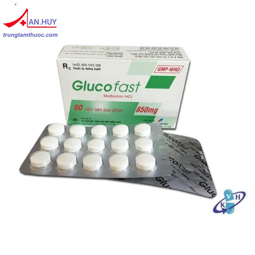 Thuốc Glucofast 850mg - Thuốc điều trị tiểu đường