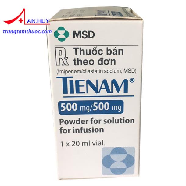 Thuốc Tienam 500mg là thuốc gì, giá bao nhiêu tiền? có tác dụng gì?
